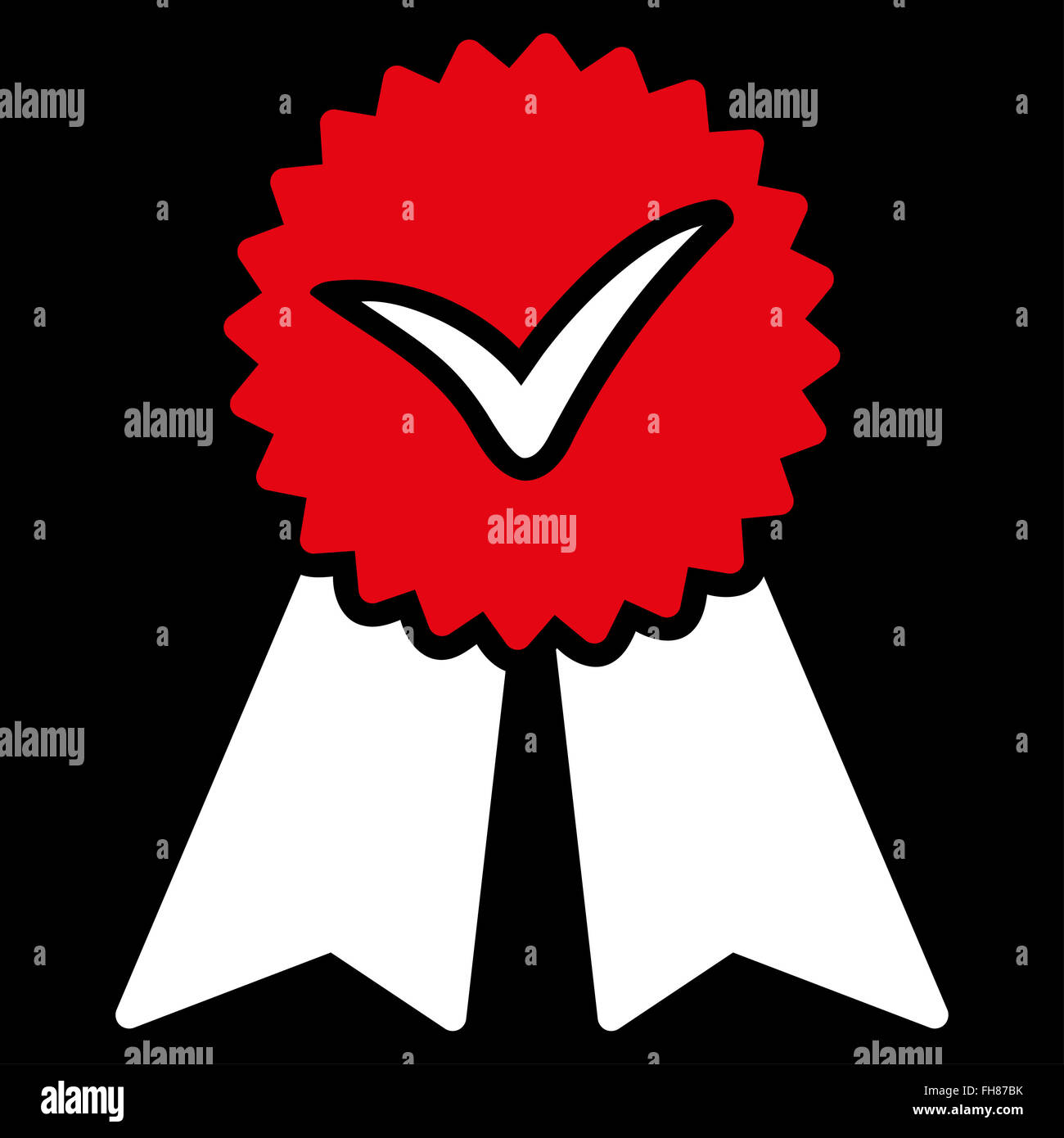 Approvement flat icon hi-res stock photography and images - Alamy