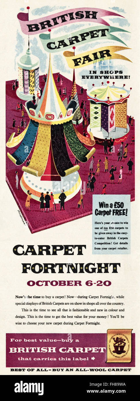 Original vintage advert from 1950s. Advertisement dated 1956 ...