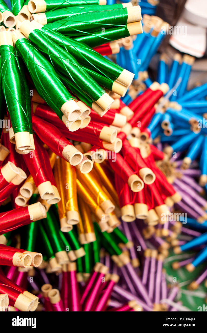 Silk fabric crafts hi-res stock photography and images - Alamy