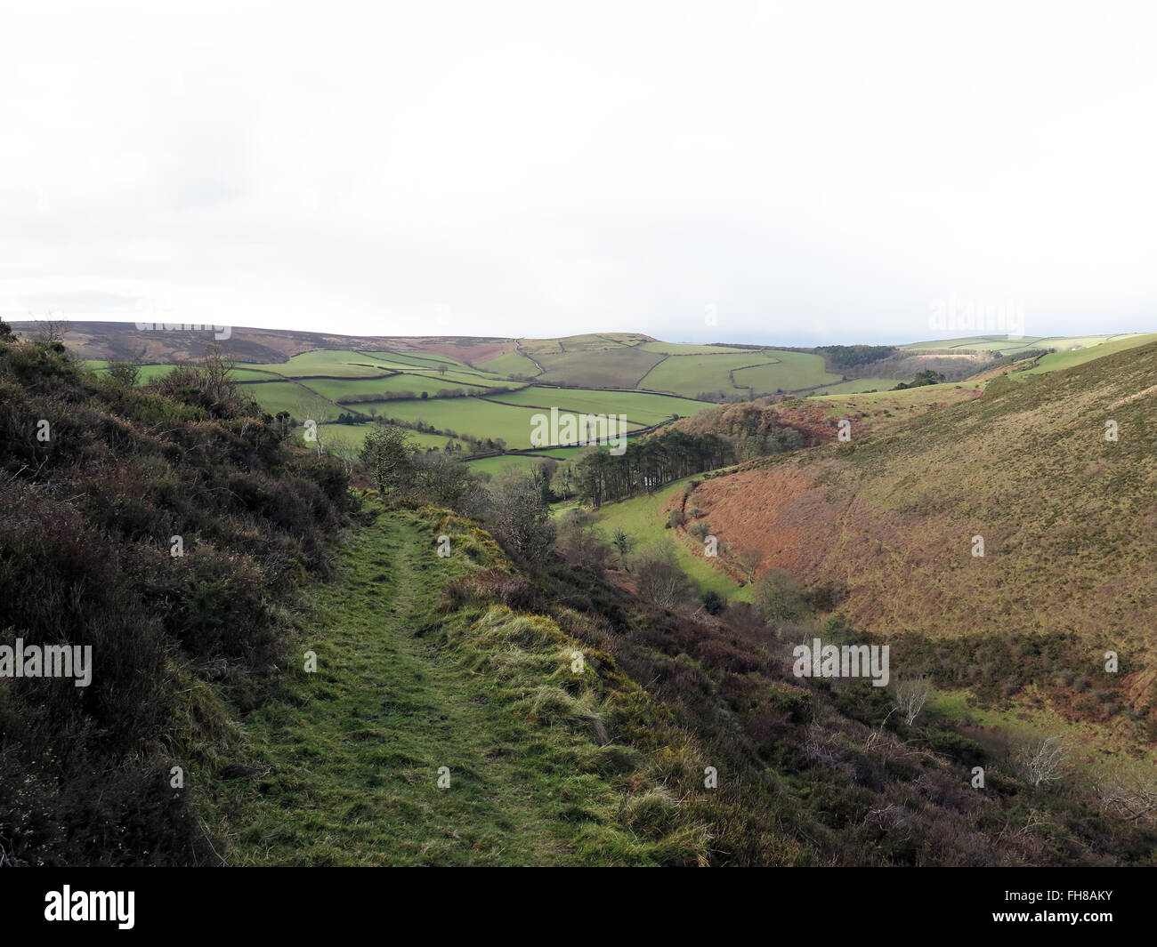 Doone valley footpath hi-res stock photography and images - Alamy