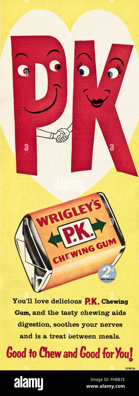Original vintage advert from 1950s. Advertisement dated 1956 ...