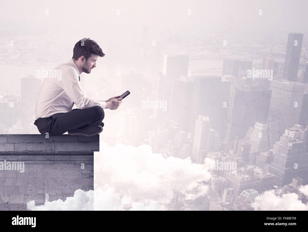 Aerial view of person sitting hi-res stock photography and images - Alamy