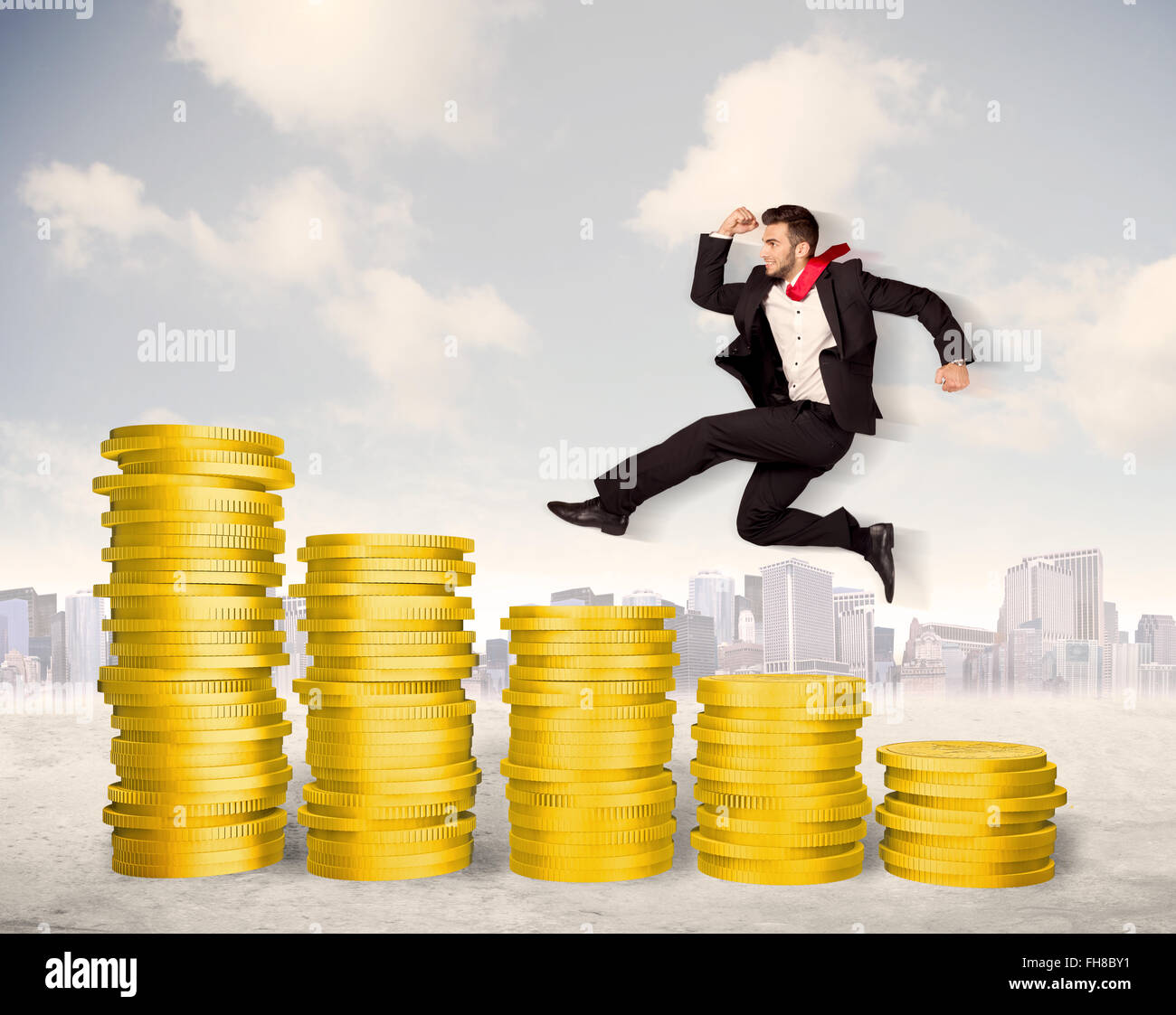 Jumping joy cash hi-res stock photography and images - Alamy