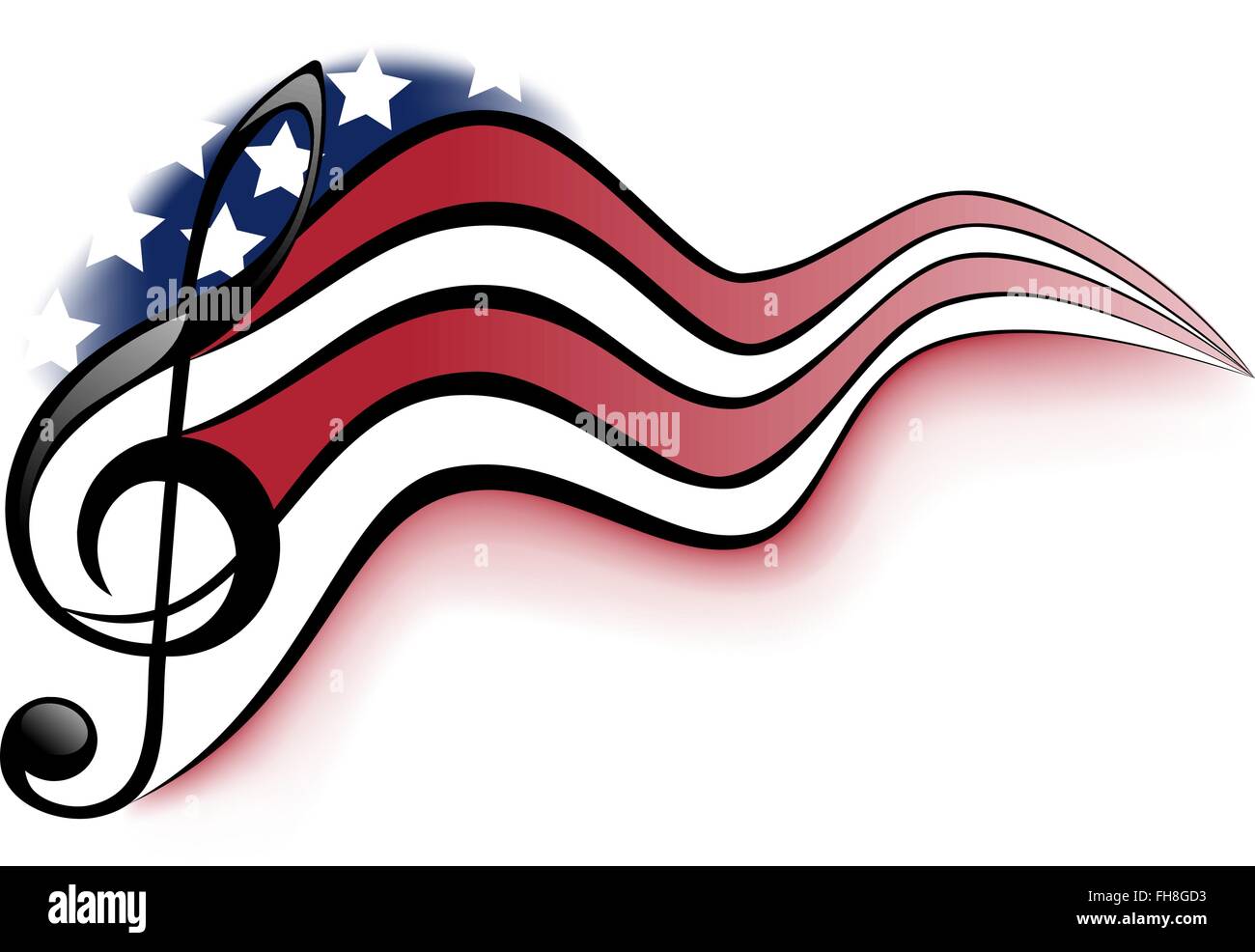 American Music Notes Stock Vector Image & Art - Alamy