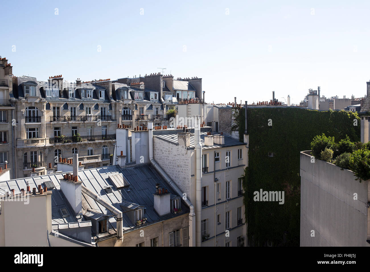 Rooftops in Paris Stock Photo - Alamy