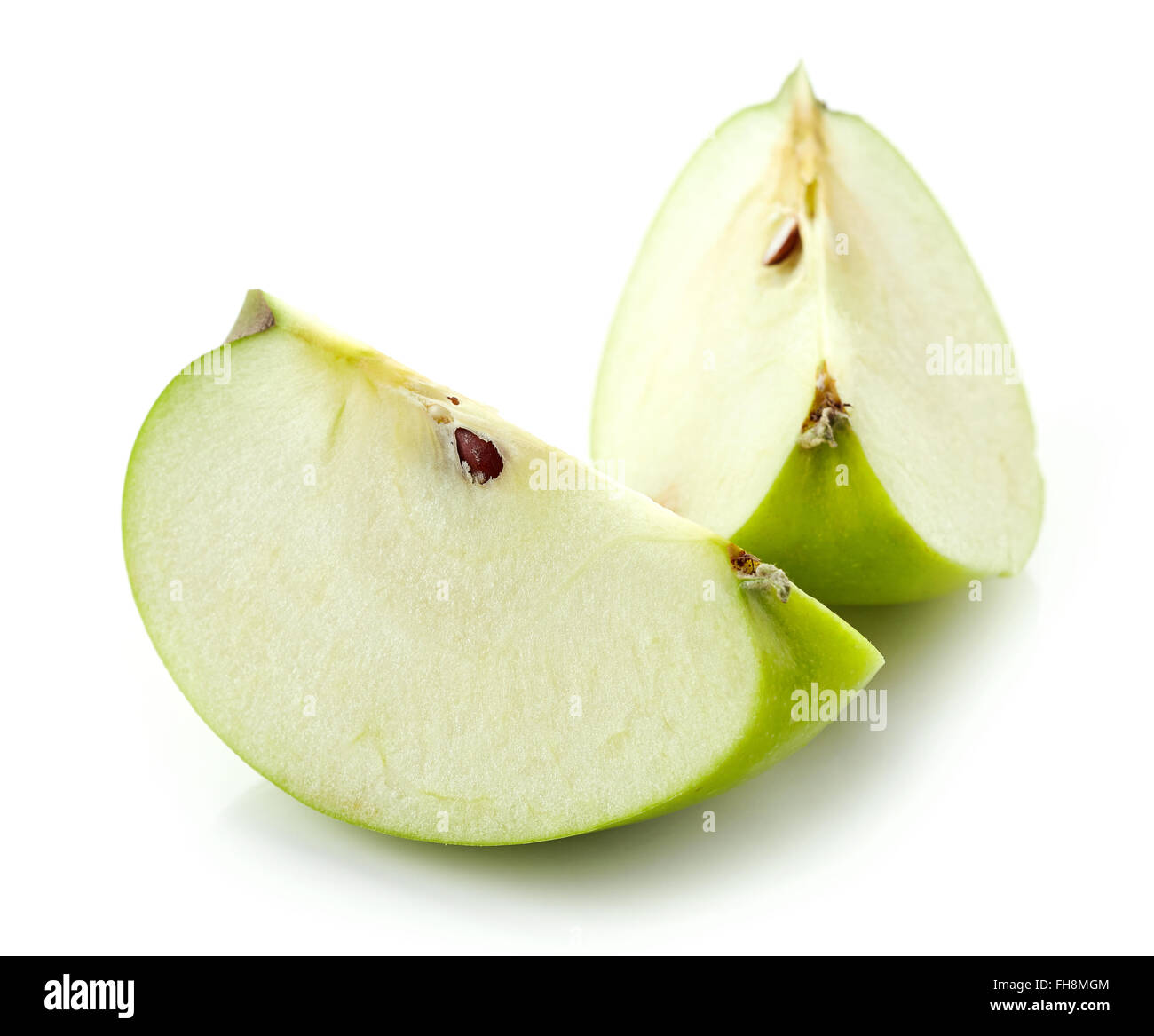 One green apple two hi-res stock photography and images - Alamy