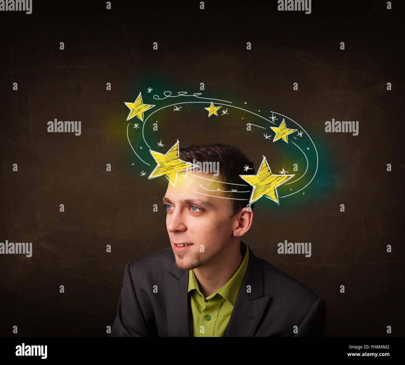 Seeing stars dizzy hi-res stock photography and images - Alamy