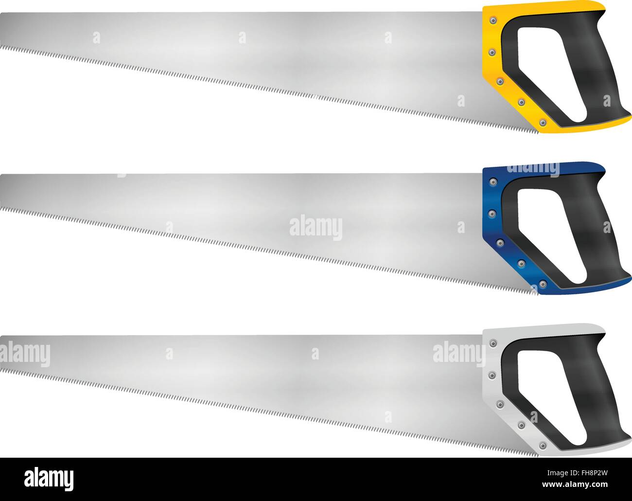 Handsaw construction tool Stock Vector Images - Alamy