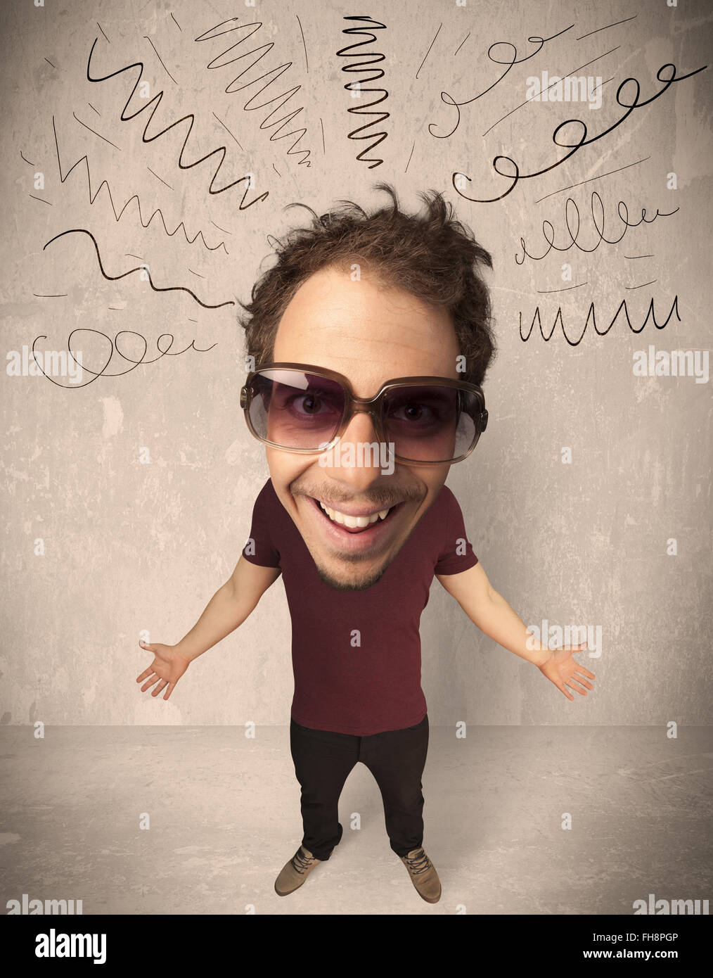 Big face hi-res stock photography and images - Alamy