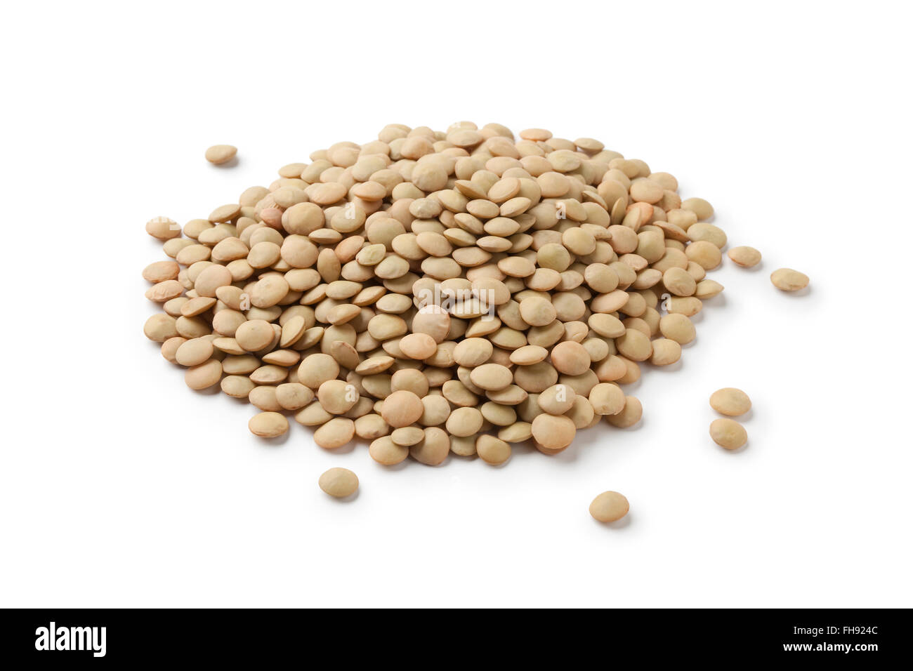 Brown lentils lentil lens hi-res stock photography and images - Alamy