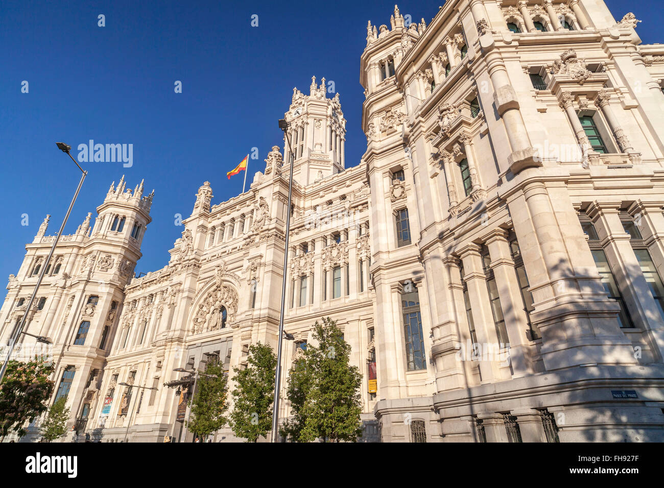 Madrid. Palacio de Cibeles Stock Photo - Alamy