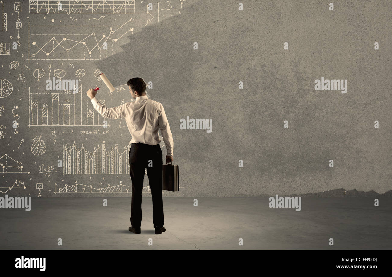 Financial chart on city scape hi-res stock photography and images - Alamy