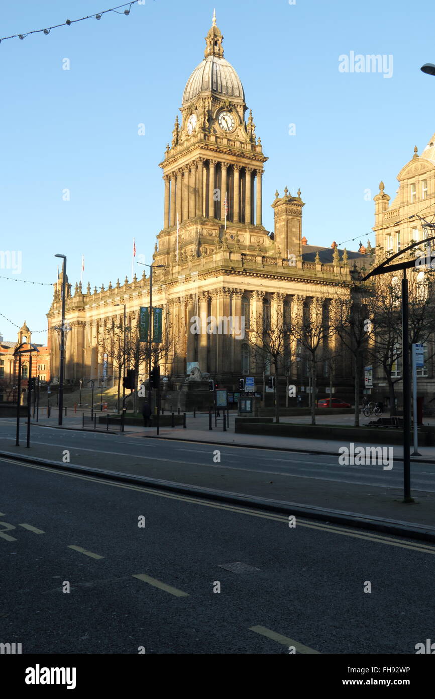 Leeds Town Hall,Leeds,UK Stock Photo - Alamy