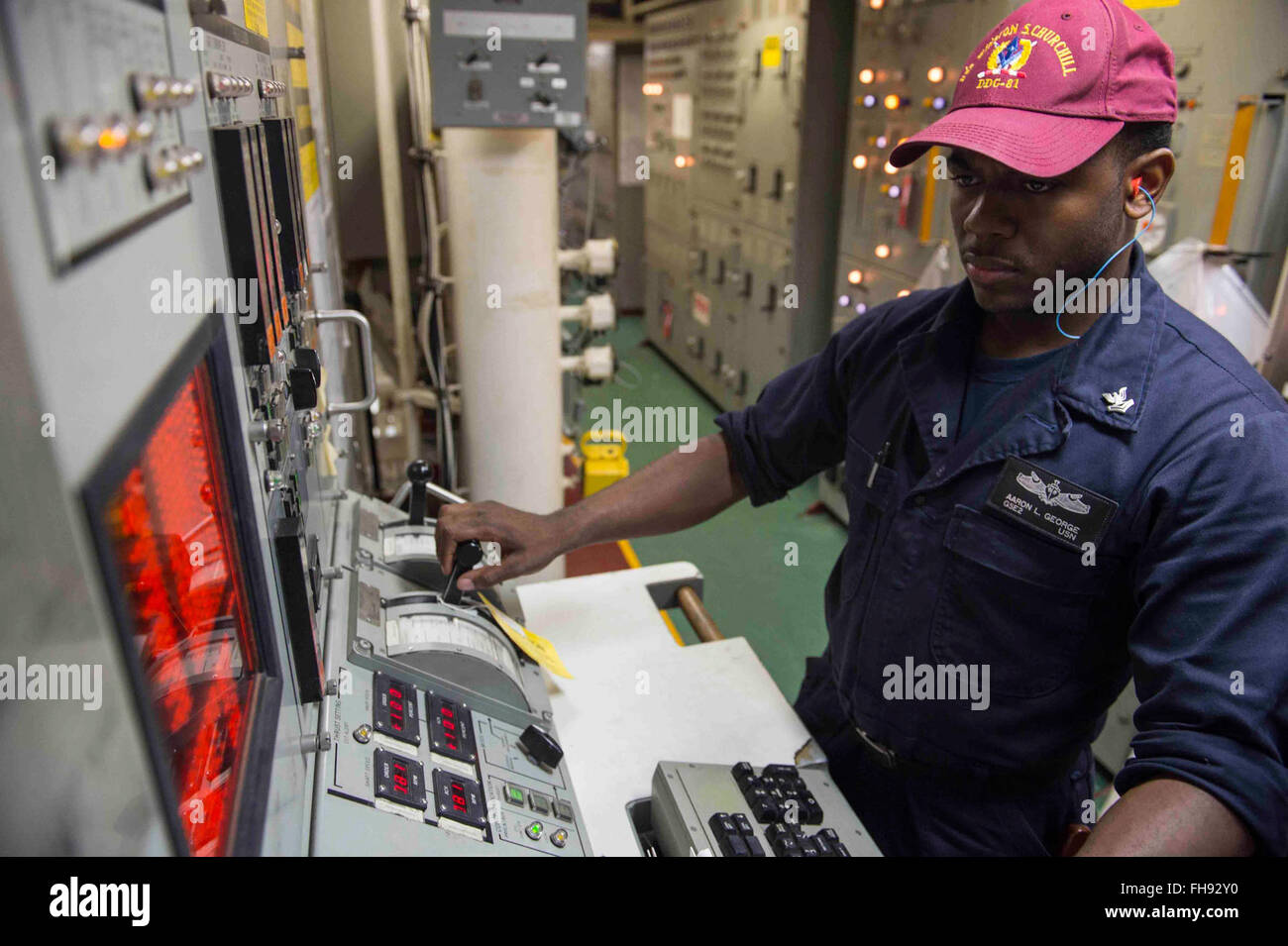 A training exercise related to the engine order telegraph, involving ...