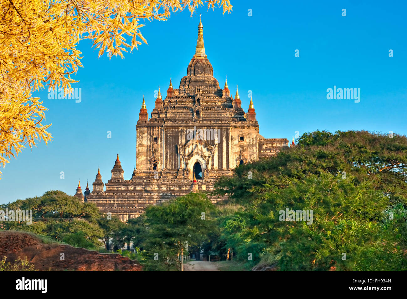 Ancient Buddhist Temple in Bagan, Myanmar Stock Photo - Alamy