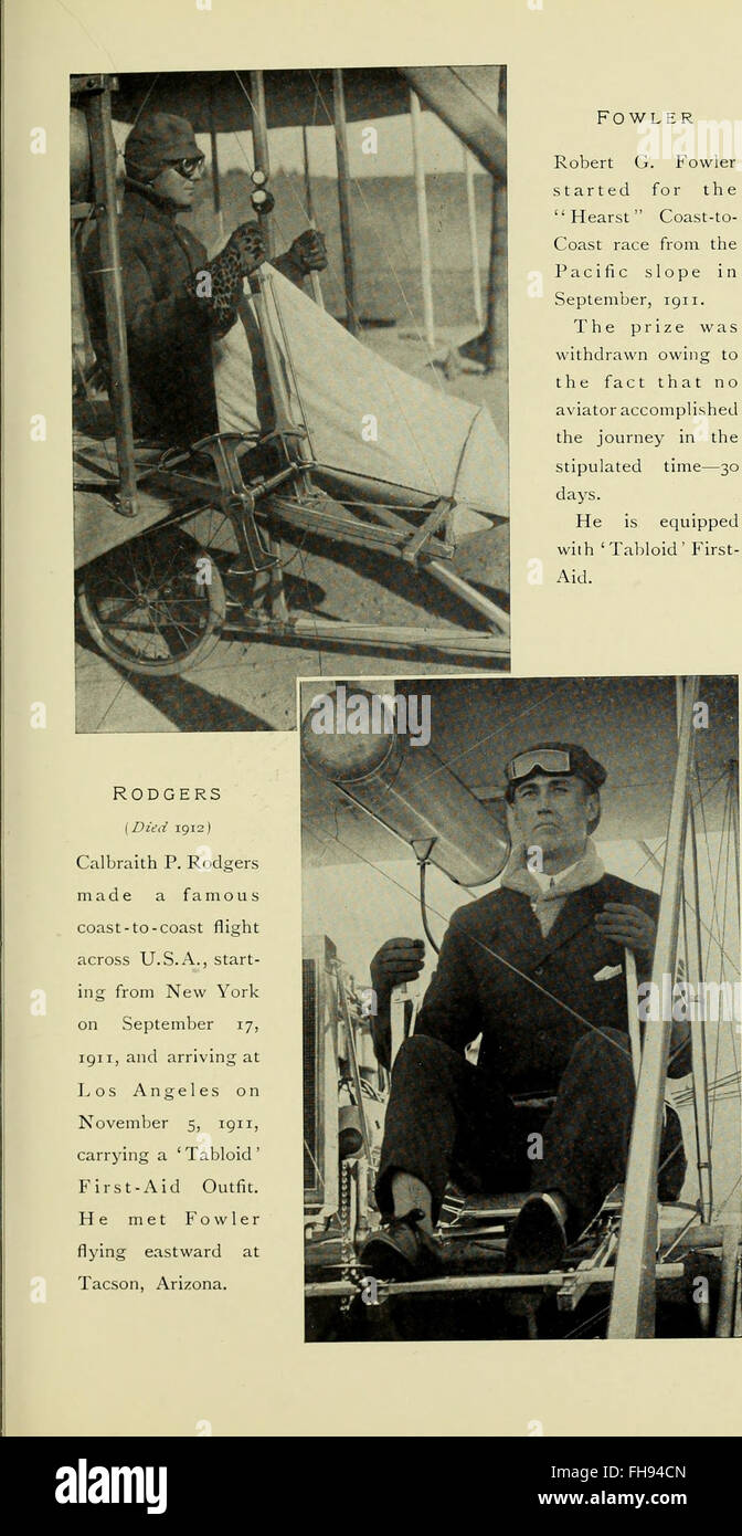 A 1912 work documenting famous airmen and their equipment, with ...