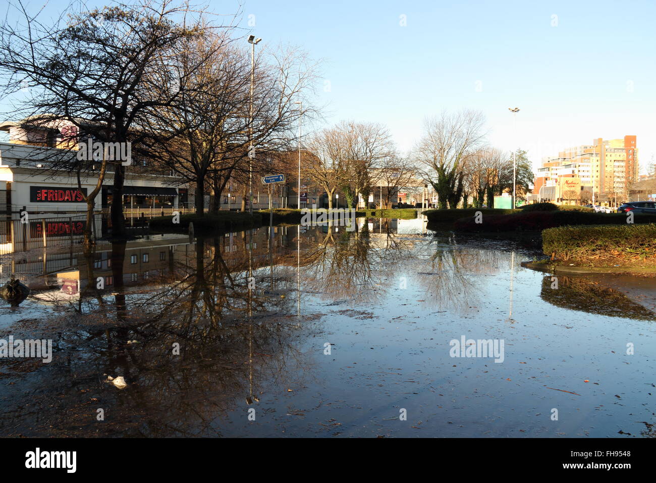 Flooding in Leeds,UK,December 2015 Stock Photo - Alamy