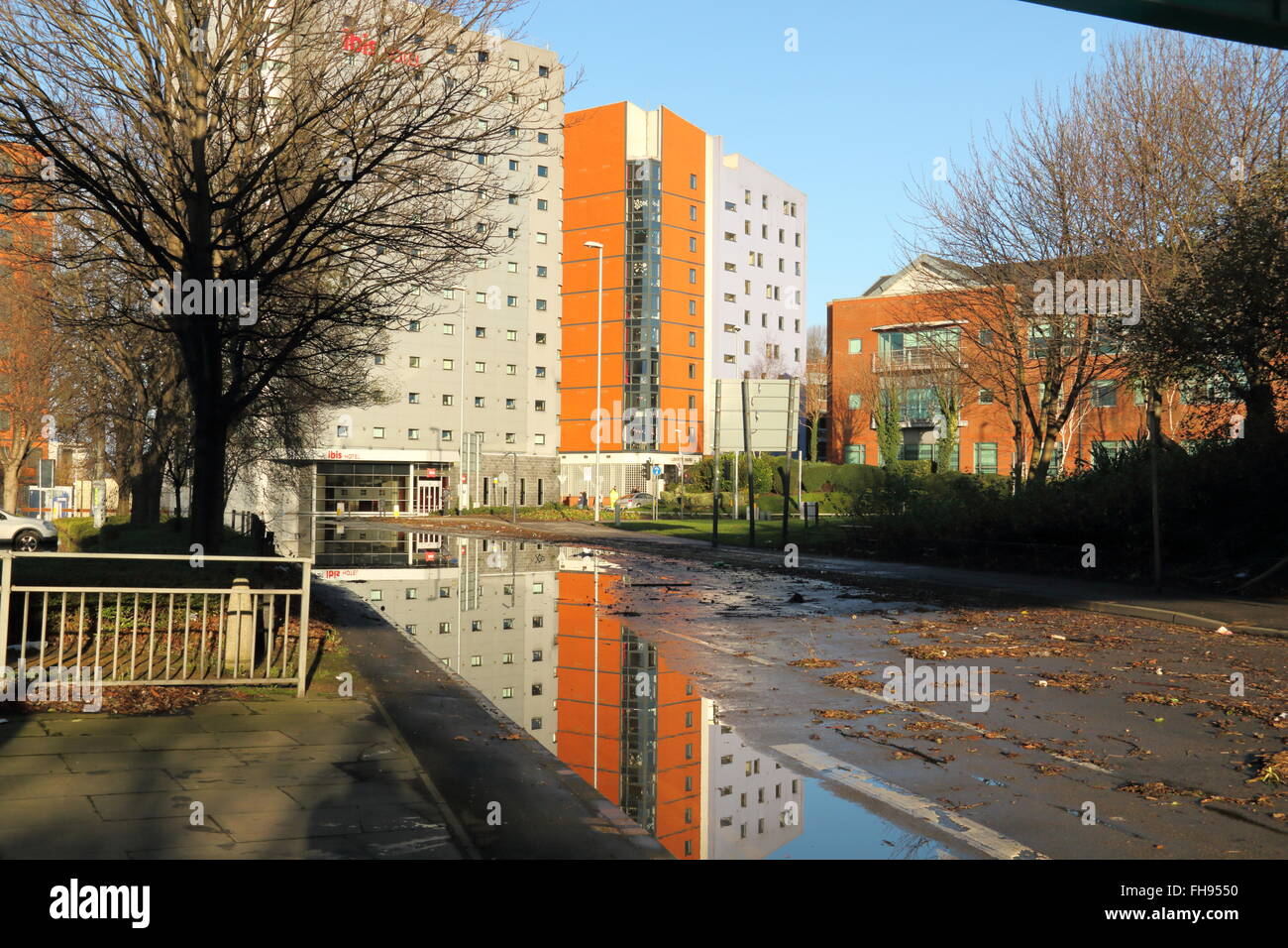 Flooded area of Leeds,UK,December 2015 Stock Photo - Alamy