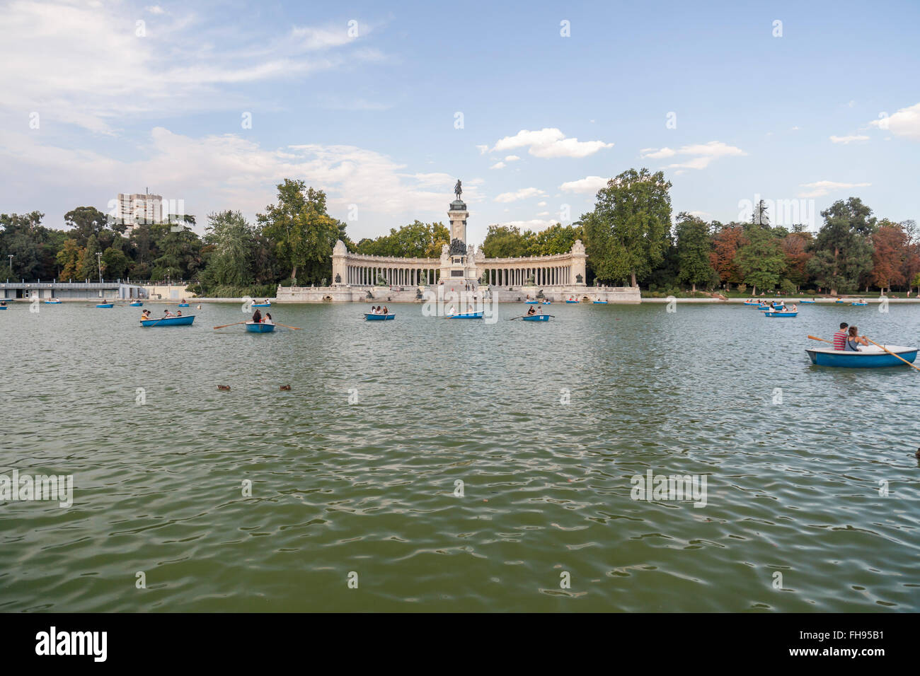 Madrid. Parque del Retiro Stock Photo - Alamy