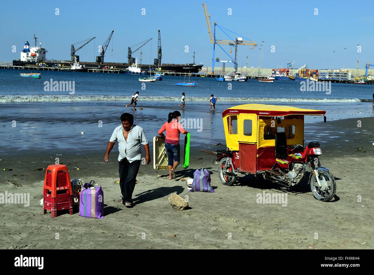 " El Toril " Beach in PAITA. Department of Piura .PERU Stock Photo - Alamy