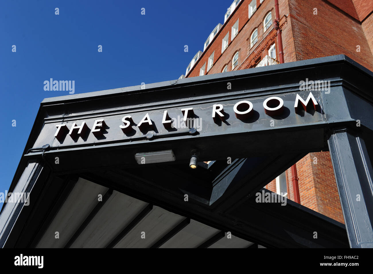 The Salt Room Restaurant on Brighton seafront at the Hilton Metropole ...