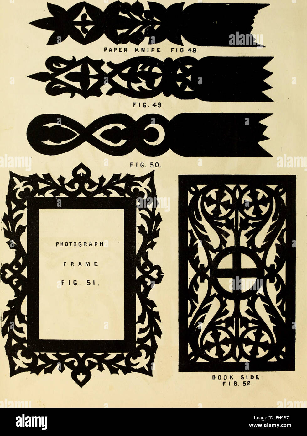 A practical guide from 1867 on fret cutting and perforated carving ...