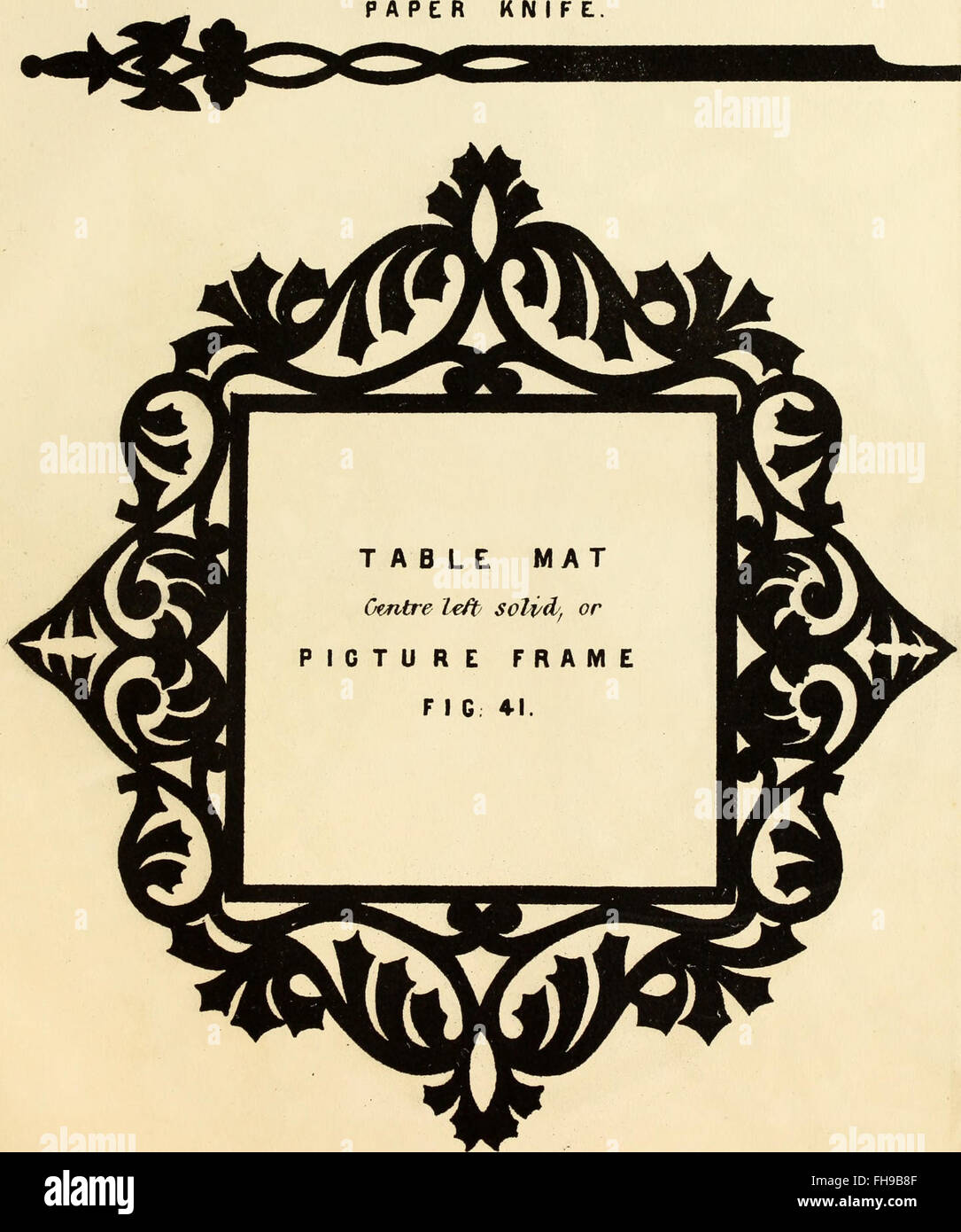 Fret cutting and perforated carving - with practical instructions - by ...