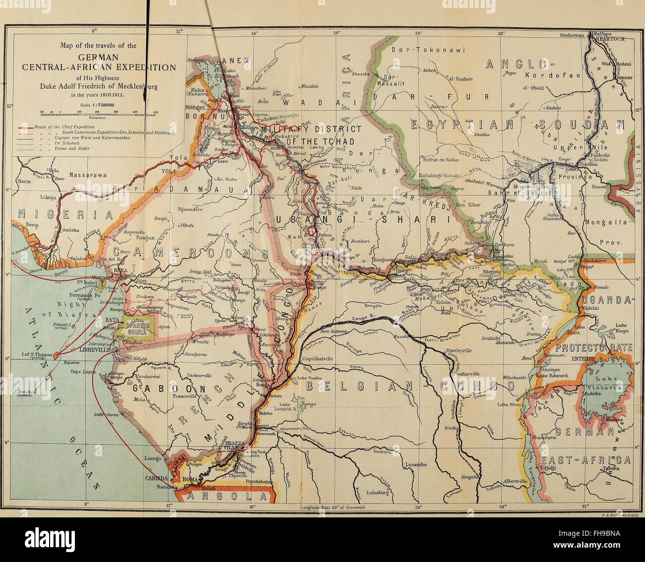 A detailed account of the German Central African Expedition of 1910 ...