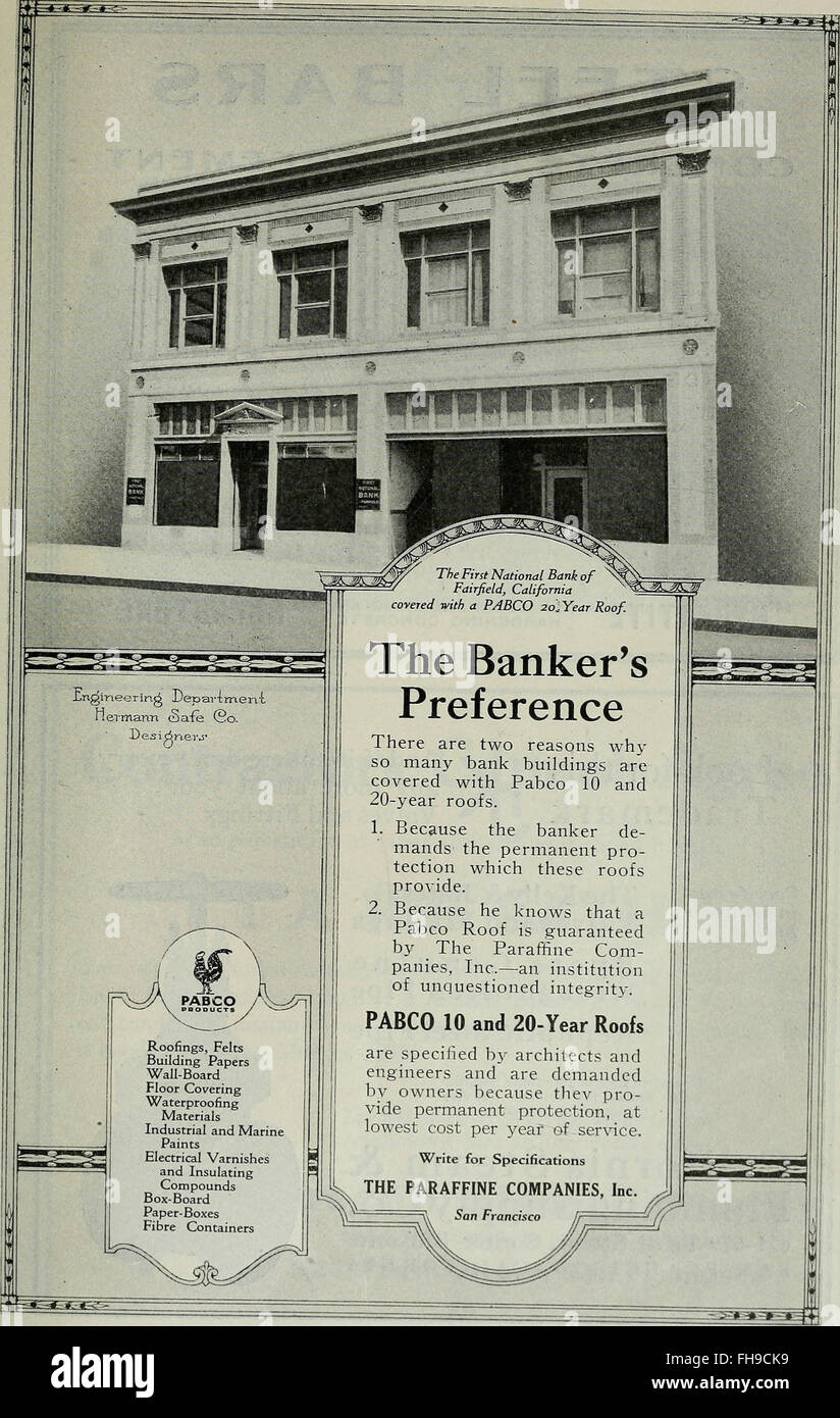 The 1920 publication 'Architect and Engineer', covering advancements in ...