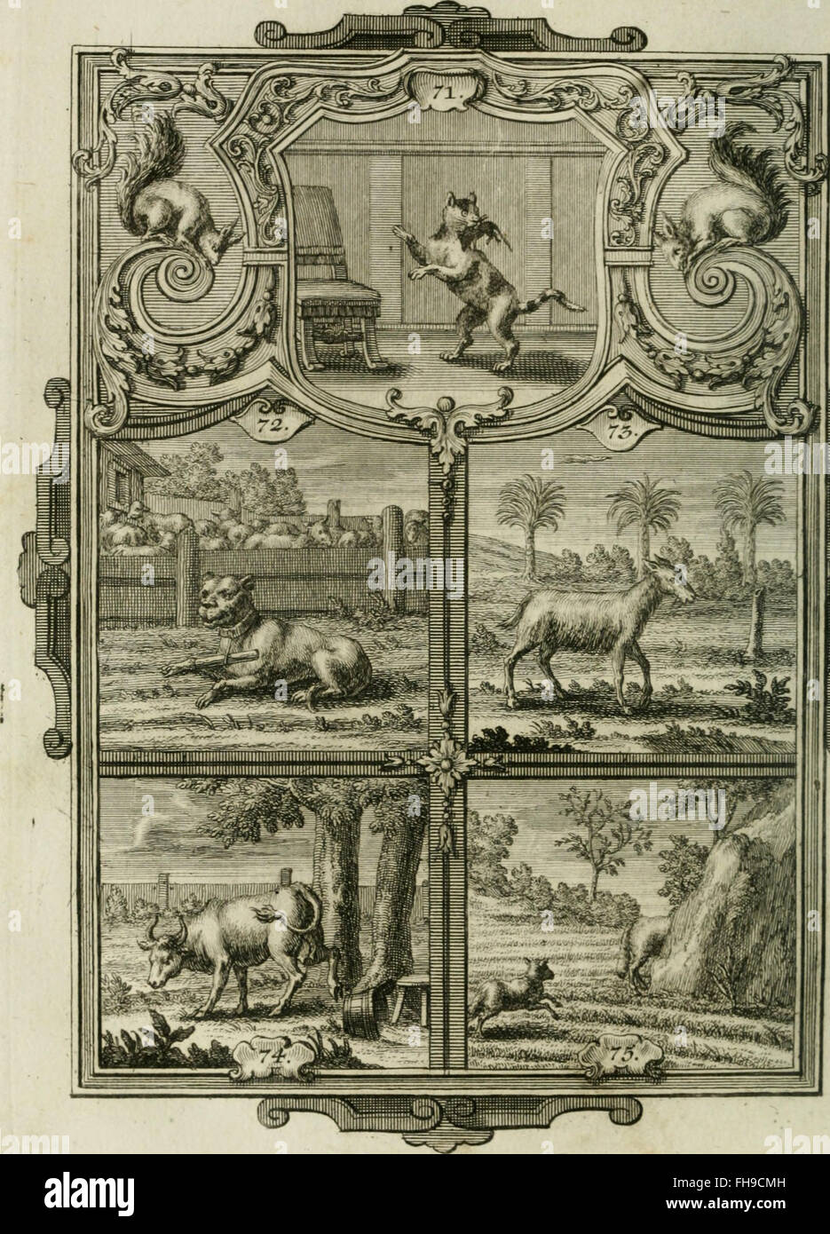 This 1746 German work, 'Gc3BCldene Aepfel in Silbernen Schalen ...