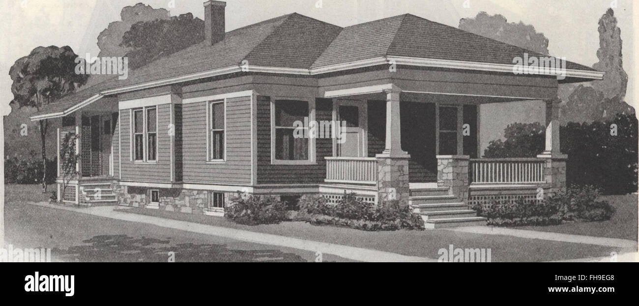 Gordon-Van Tine Homes (1921) presents a catalog of pre-fabricated homes ...