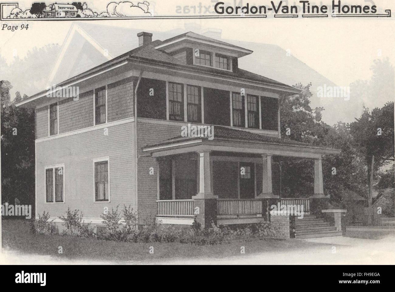 A catalog of Gordon-Van Tine homes from 1921, showcasing popular pre ...