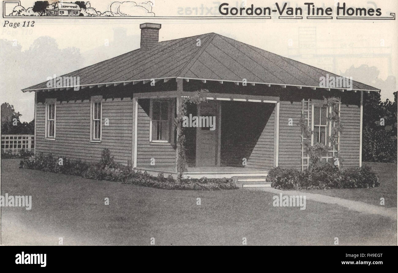 Gordon-Van Tine homes (1921), a collection of architectural designs ...