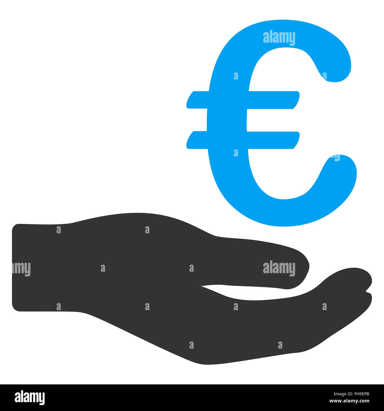 Hand gesture euro symbol Cut Out Stock Images & Pictures - Alamy