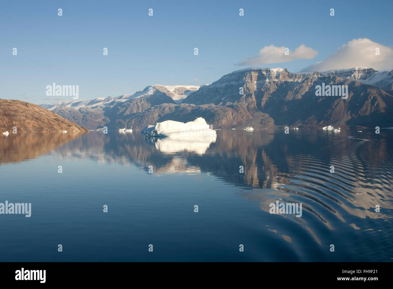 Scoresby Sund, Greenland, Fjord Stock Photo - Alamy