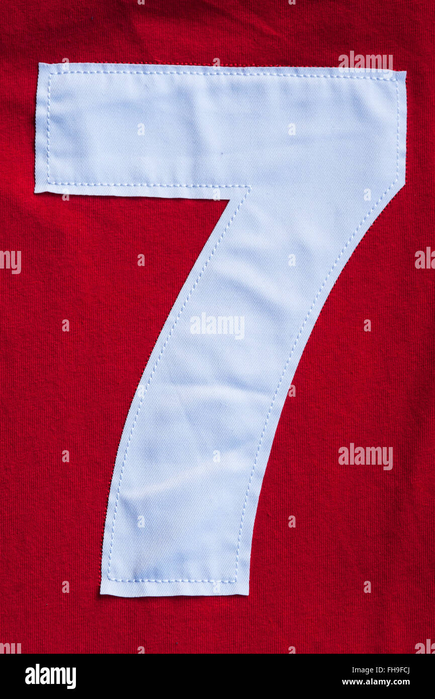 Manchester United Number 7 Stock Photo - Alamy