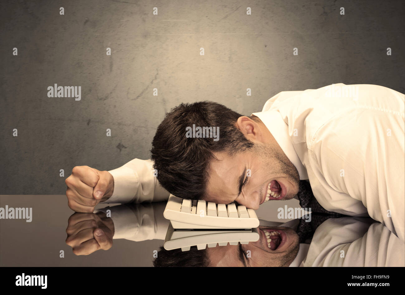 Businessmans hand pointing empty hi-res stock photography and images ...