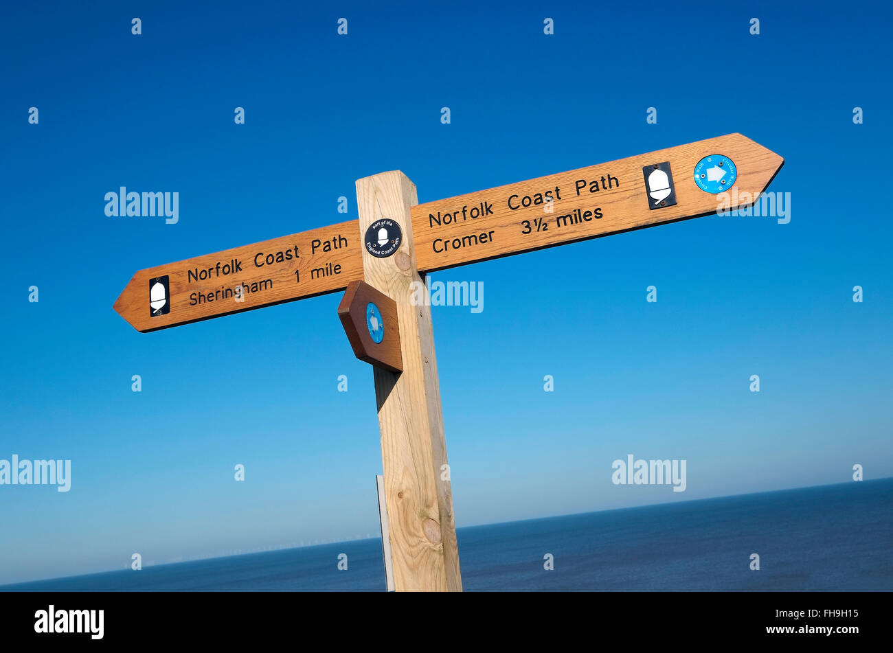 Norfolk Coastal Path Sign High Resolution Stock Photography and Images ...