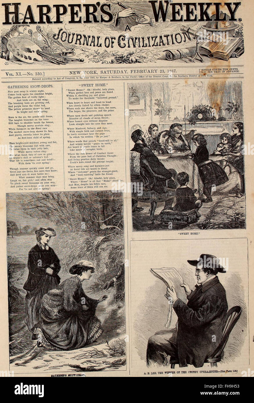 Harper's weekly (1857 Stock Photo - Alamy