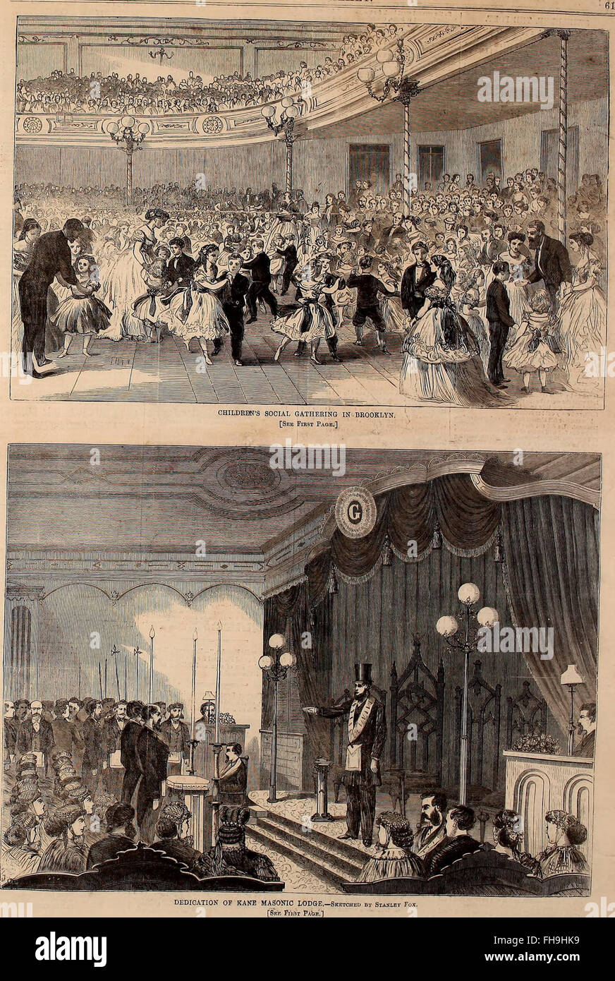 Harper's Weekly, a 1857 American magazine covering news, political ...