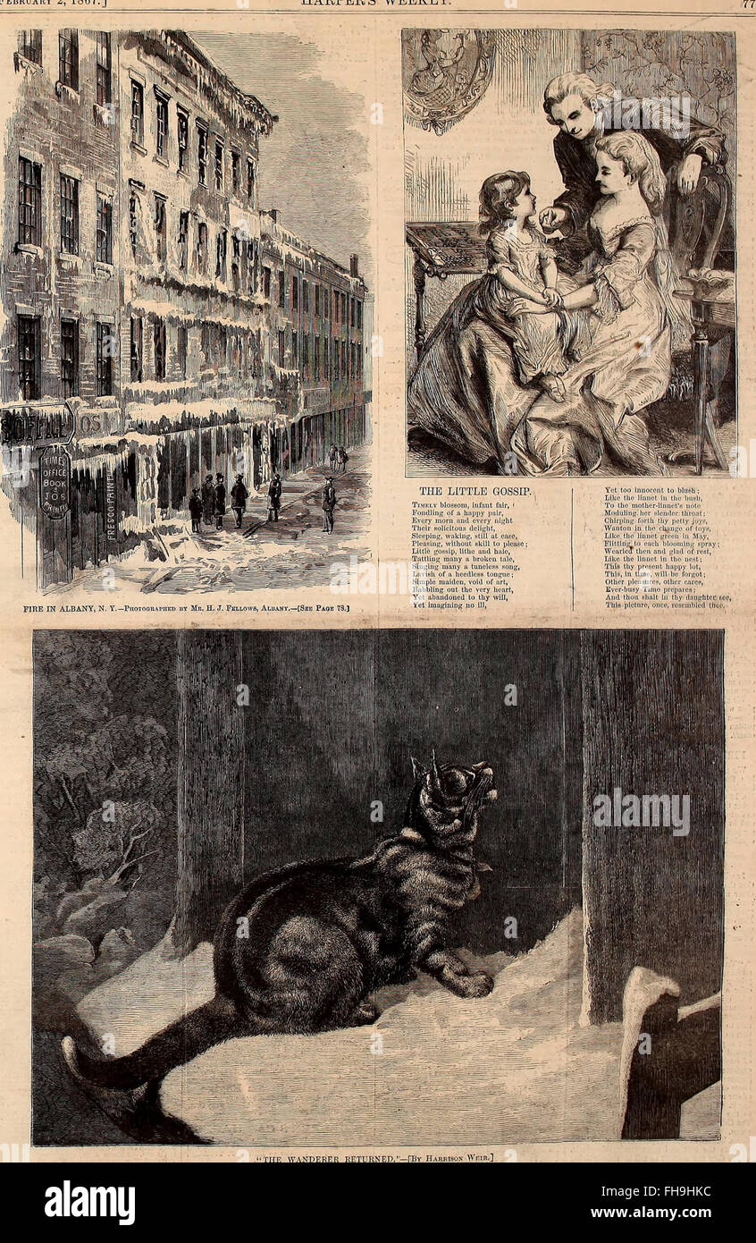 A historical American publication featuring articles, illustrations ...