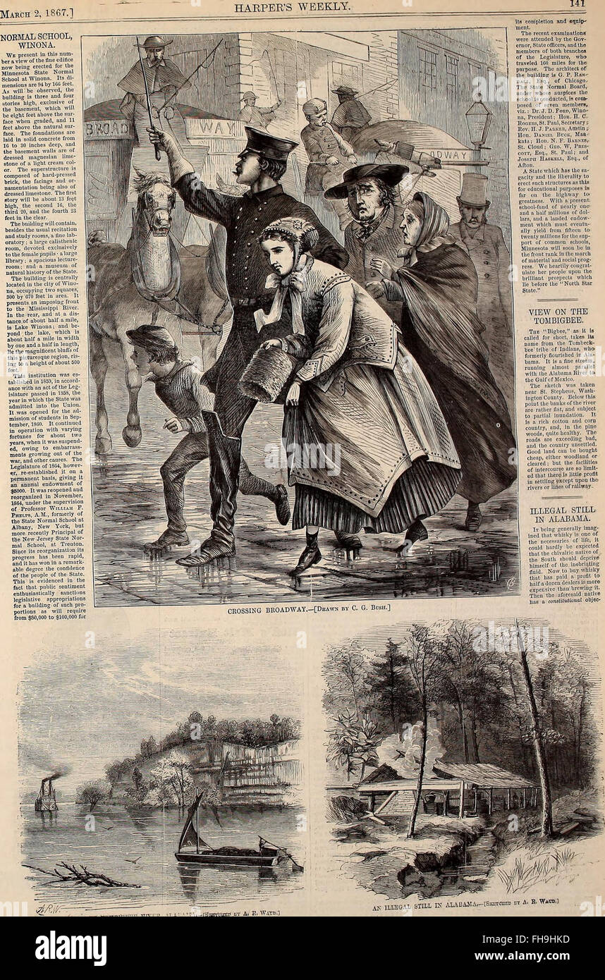 Harper's Weekly, a 1857 American magazine featuring political ...
