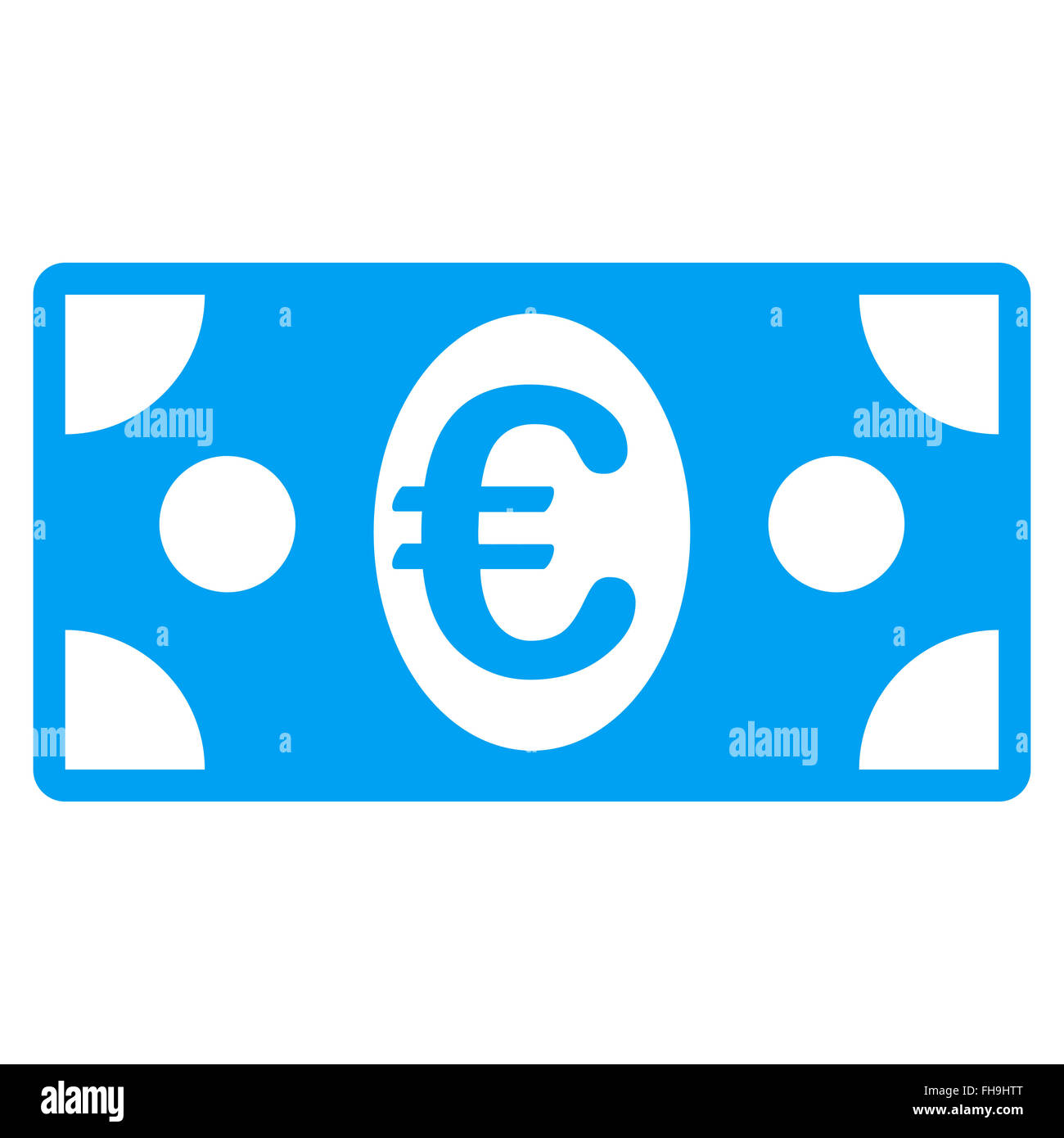 Euro Banknote Icon Stock Photo - Alamy