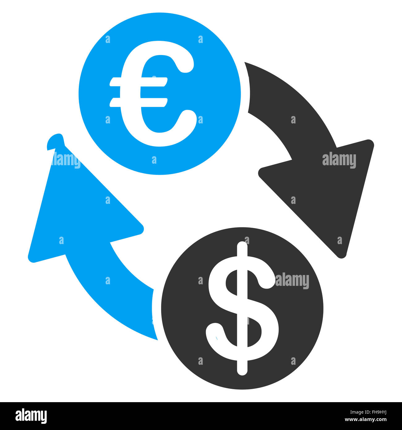 Coins Exchange Icon Stock Photo - Alamy