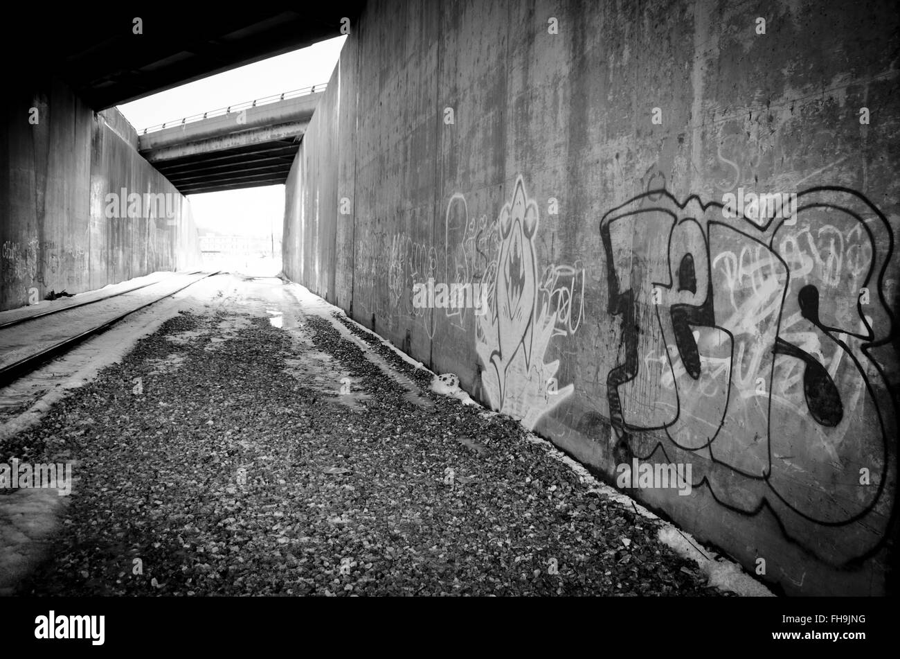 Under the Freeway Stock Photo - Alamy
