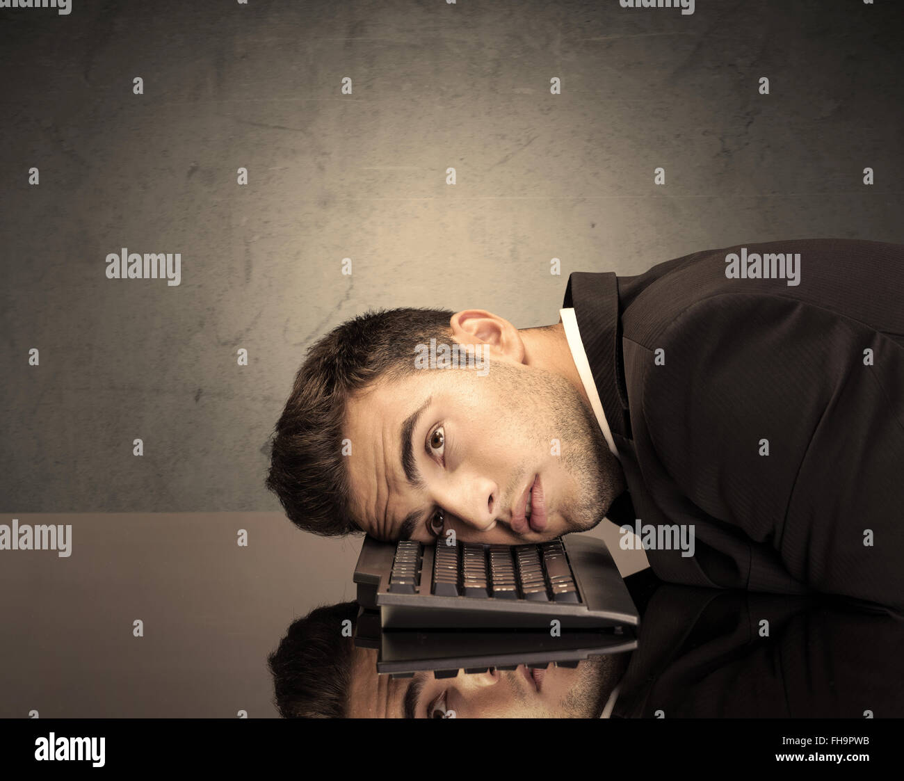 Businessmans hand pointing empty hi-res stock photography and images ...