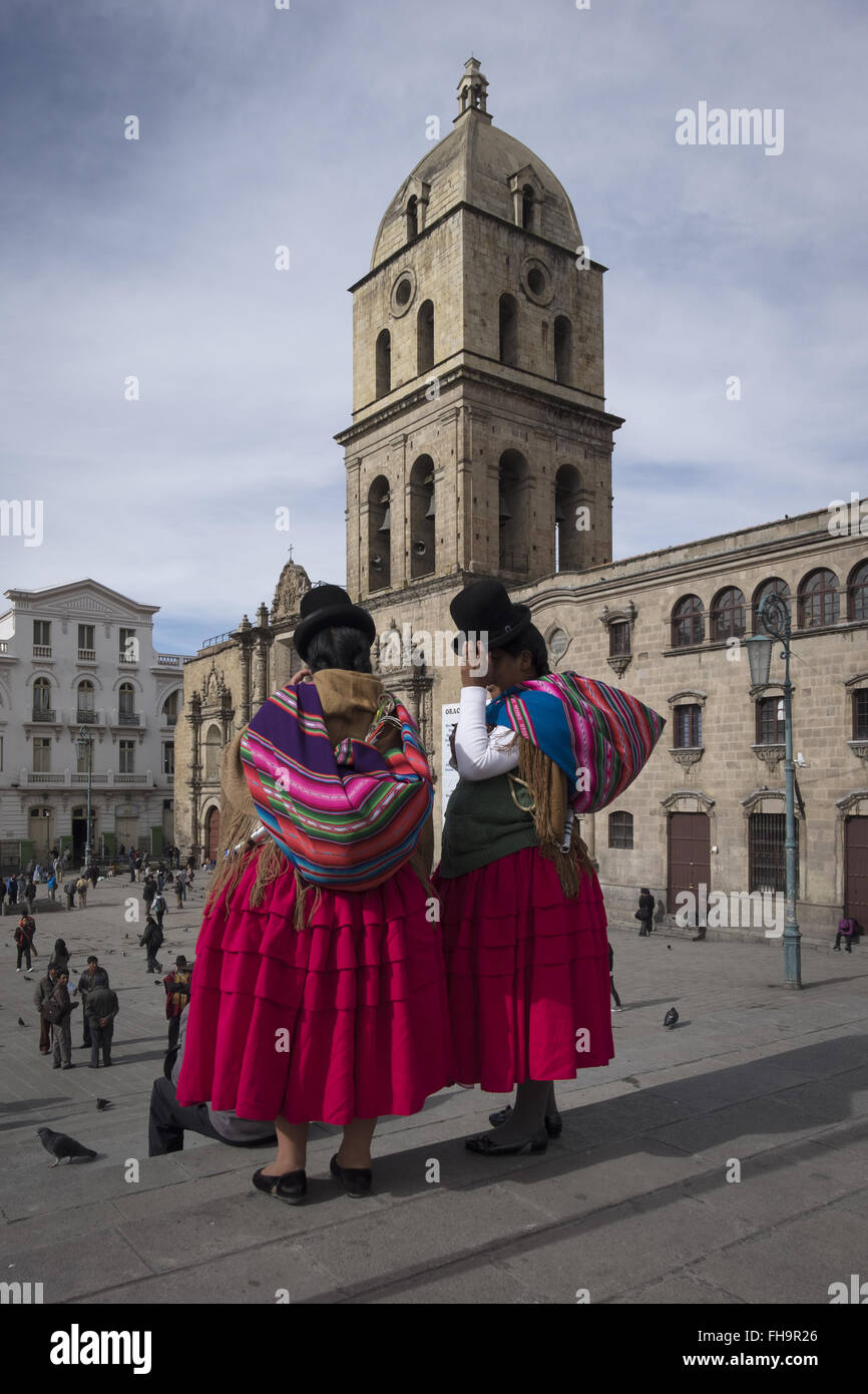 Basilica of San Francisco, Andean Baroque style, built between the ...