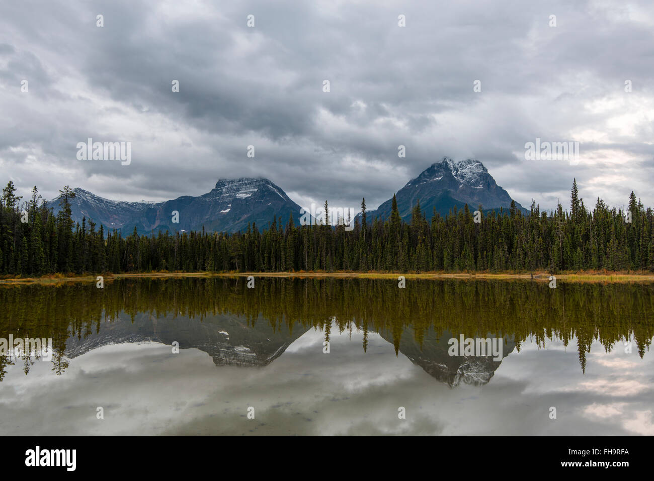 Fryatt Ponds, Jasper National Park, canadian Rocky Mountains, Alberta ...