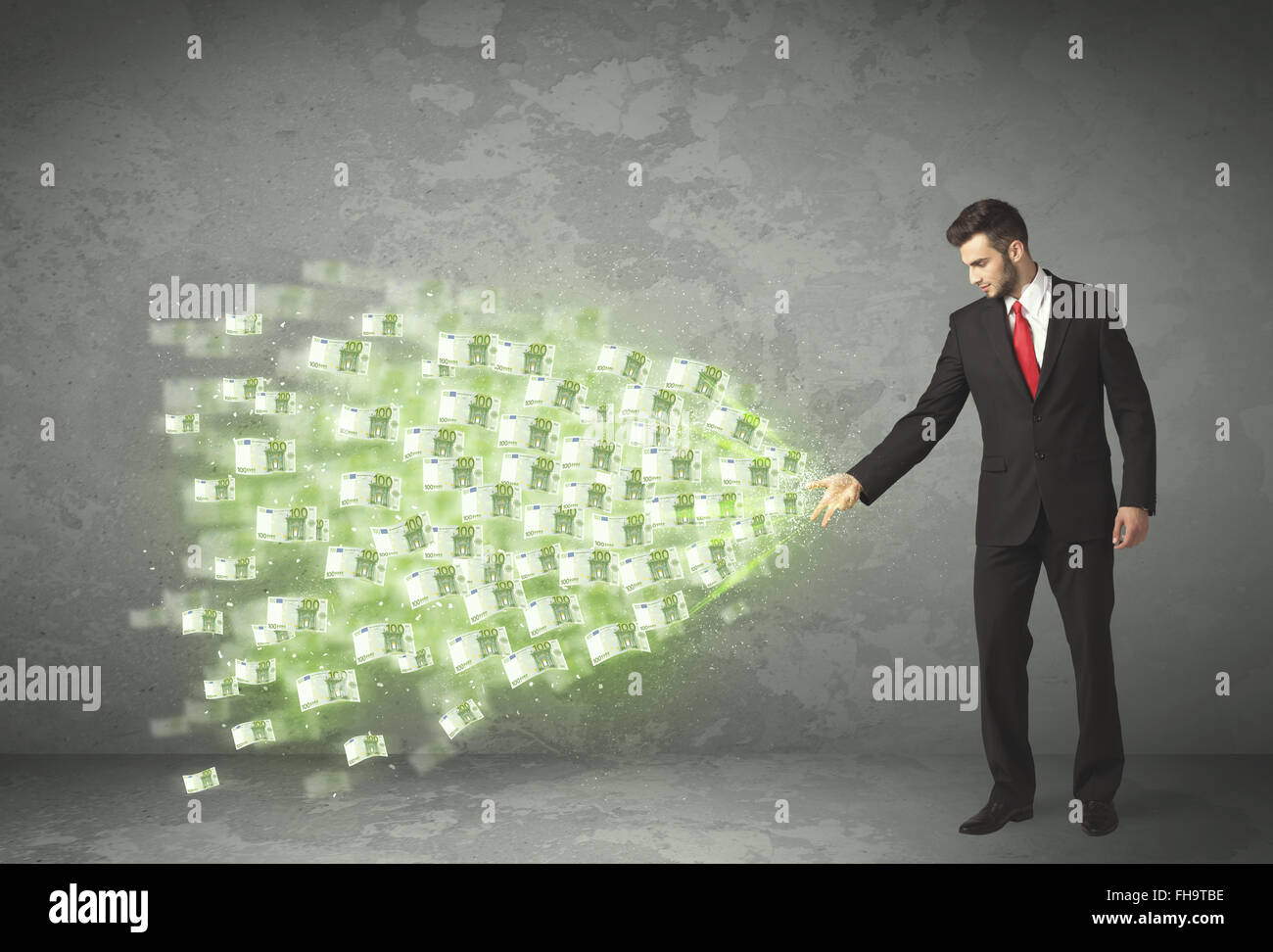 Young business throwing money concept hi-res stock photography and ...