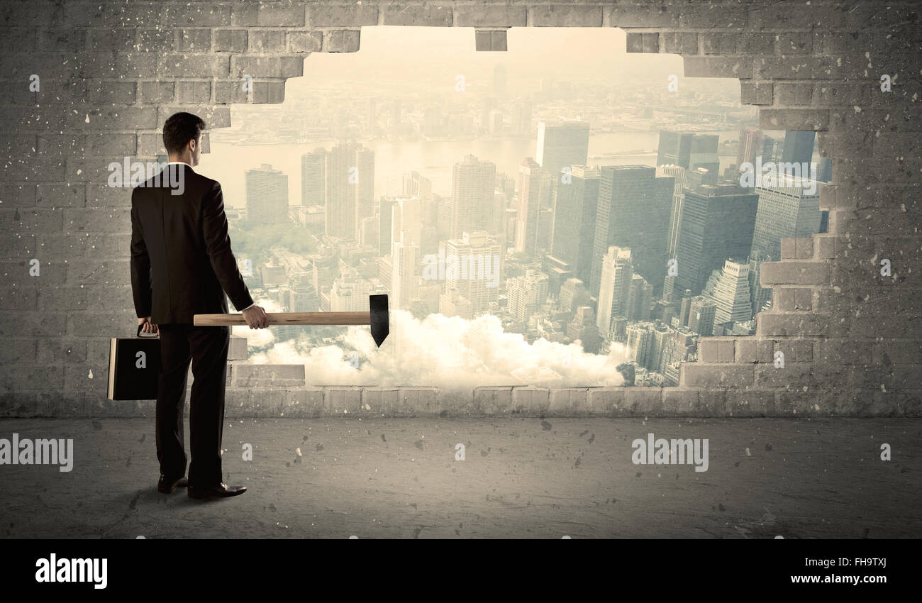 Breakthrough hammer High Resolution Stock Photography and Images - Alamy